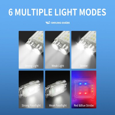 Mini portable work light keychain light outdoor flashlight
