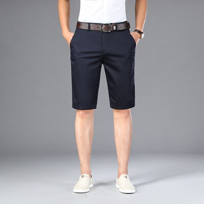 Casual Shorts Mens Ice Silk Summer Thin Outer Wear Business