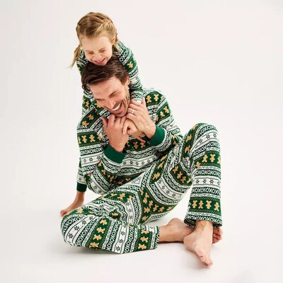 2025 Christmas Pajamas Family Set Couple Sleepwear Pyjamas
