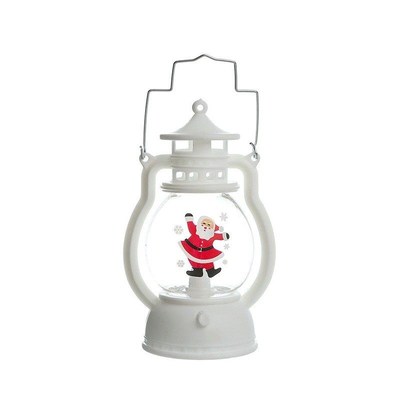 Xmas LED Lanterns: Handheld Oil/Candle Lights for Tree Decor