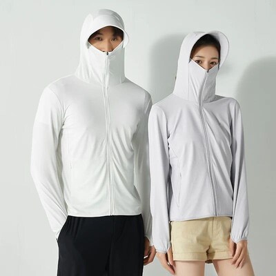 Summer New High Quality Ice Silk Couple Sun Protection Cloth