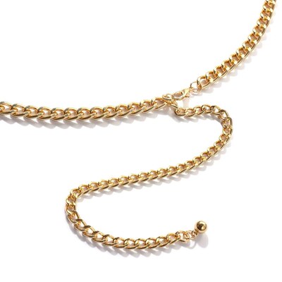 Summer Beach Metal Body Chain Waist Chain Accessories for Wo