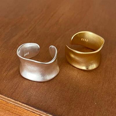 Sterling Silver Rings For Women Simple Finger Open Vintage