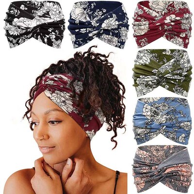 Twisted Wide Headbands for Women Extra Large Turban Workout