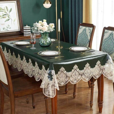 Leather Tablecloth waterproof oil proof wash free rectangula