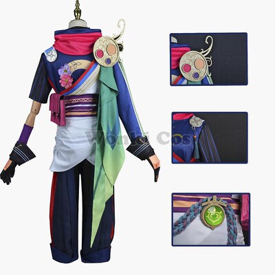 Kostum Cosplay Game Genshin Impact Tighnari Rambut Palsu Gen