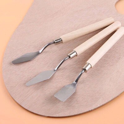 Palette Oil Mix Scrape Scraper Knife Texture Painter Paint T