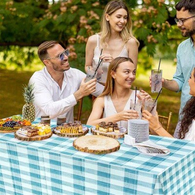 New Table Cloth Waterproof Oil-Proof PVC Tablecloth