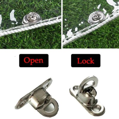 4~50Pcs Oval Eyelet Rotating Latch Garden Pergola Windproof
