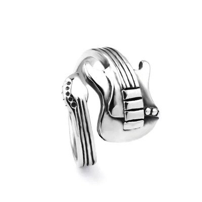 New Fashion Creative Mens rend Electric Guitar Open Ring Ro