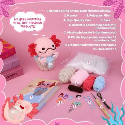 Beginner Crochet Tool Kit Adult Crochet Knitting Tool Kit Po