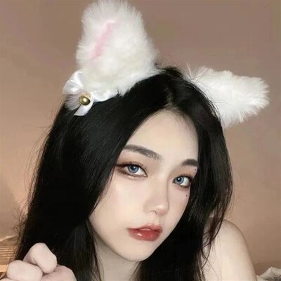Kucing Telinga Pita Ikat Kepala Kalung Kucing Cakar Sarung T