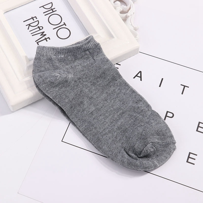 5/10 Pairs Women Socks Breathable Ankle Socks Solid Color Sh