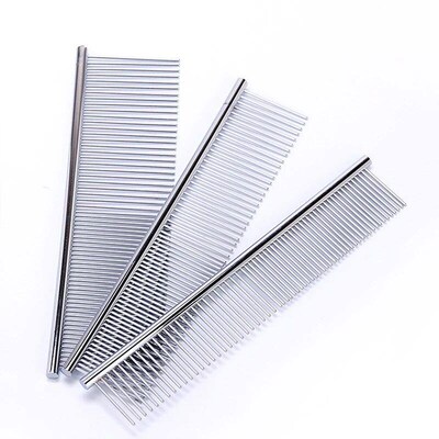 Pet Dematting Comb Stainless Steel Pet Grooming Comb for Dog