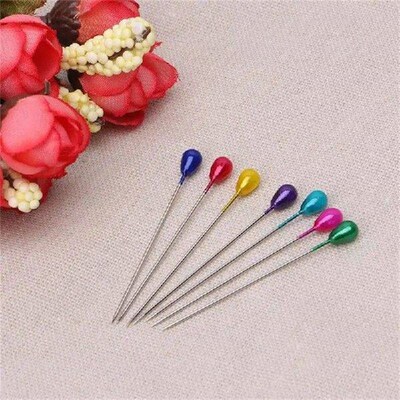 HX6D for Extra Long Pearl for Head Dressmaking Pins Wedding