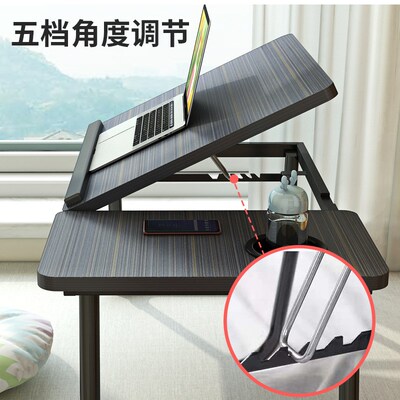Foldable bed table Study desk laptop table Bay window table