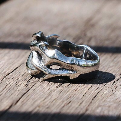 Vintage Hollow Out Design Crown of Thorns Rings For Men Wome