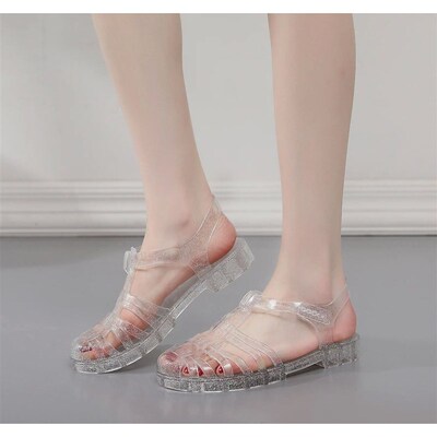Cave shoes for women in summer, fashionable anti slip flat