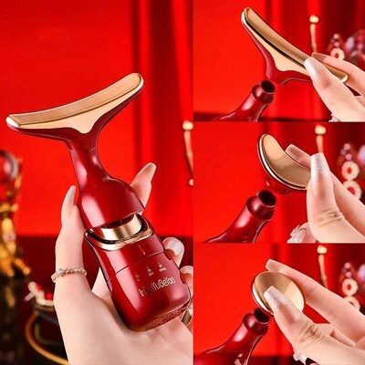Face Slimmer EMS Beauty Instrument Skin 3 In 1 Facial Liftin