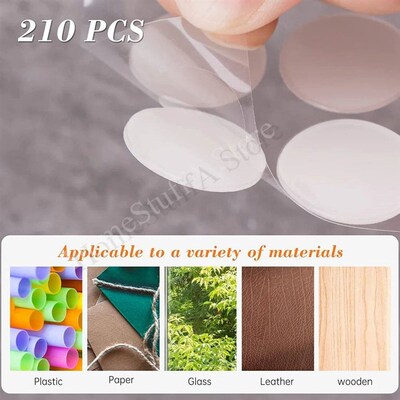 50 dot 1/1.5/2cm Adhesive Double Sided Tape ers Removable Ro