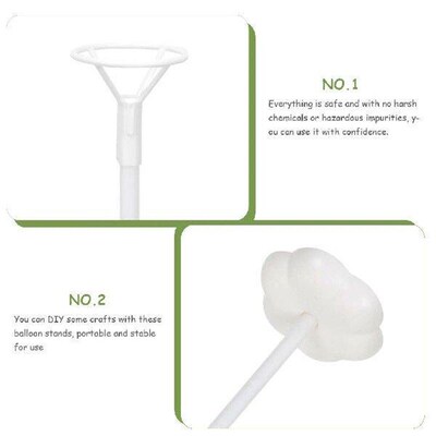 Balloon Table Centerpieces Stand Kit 10 Sets Easy Assemble