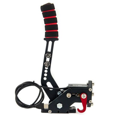 Black Logitech 16Bit Racing Games Hand Brake System PC USB S