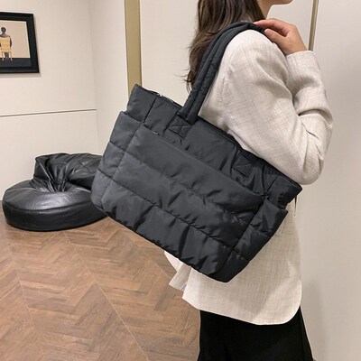 Handbag for Women Lightweight Puffy Tote Bag Shoulder Bag