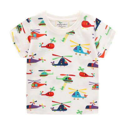 Jumping Meters 2022 New Arrival Boys Tshirts Cotton Summer C