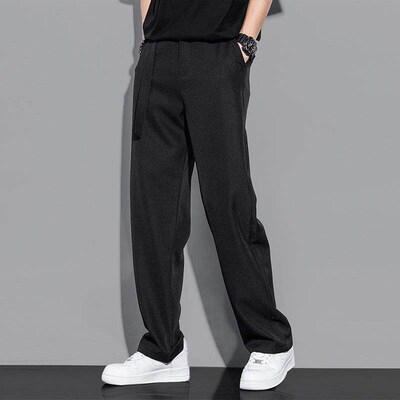 Early Autumn Dipping Casual Pants Mens Suit Pants Ice Silk