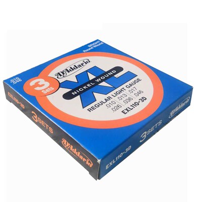 3 Packs Set DAddario EXL110 EXL115 EXL120 EXL130 XL Nic