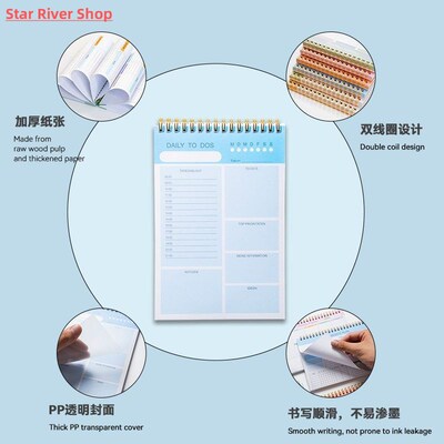 Weekly Goals Schedule Planner To Do List Notebook Calendars