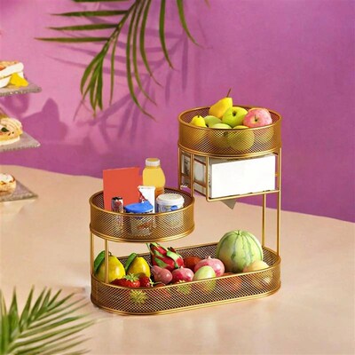 Countertop Fruit Basket Metal Wire Storage Basket Counter Se