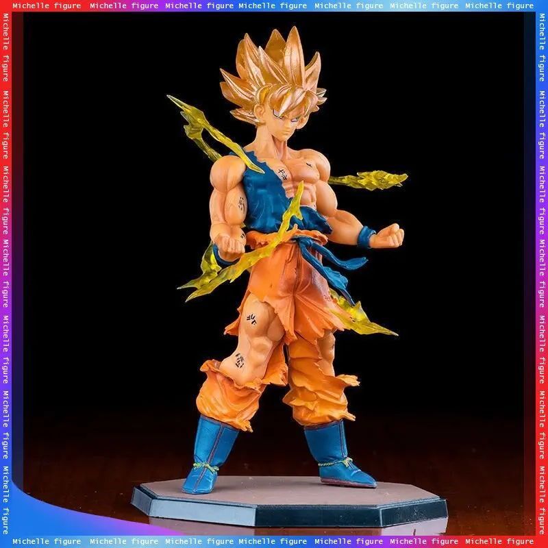 Hot Anime Dragon Ball Son Goku Super Saiyan Figure 17cm/6.69
