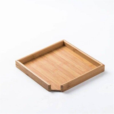 Square Tea Set Tray Chinese Style Canister Tea Storage Tray