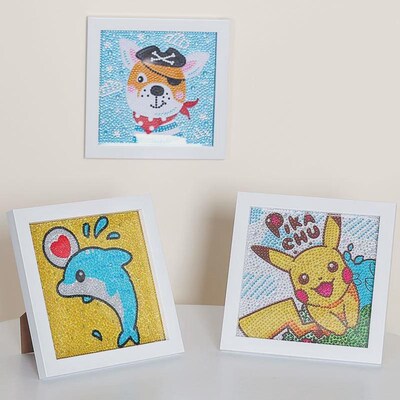 5D Diamond Painting Kit Kids DIY Full Drill Rhinestone Kits