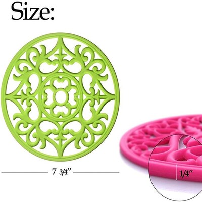 Silicone Trivet Pads Microwave Pans Mats Hot Pot Holder