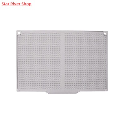Silicone Drain Mats with Unique Pentagonal Designs Dish Dryi