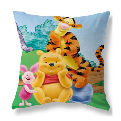 Cartoon Pillow Case Soft Cushion ver Decorative Sofa Bedroom