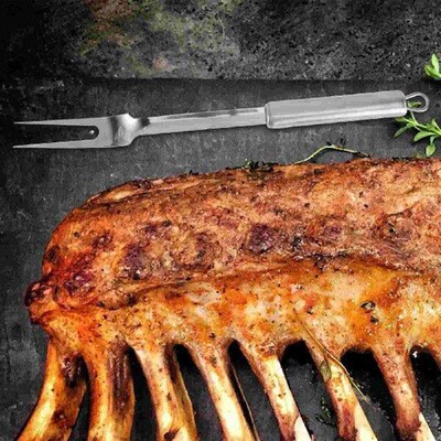 Stainless Steel BBQ Fork Meat Forks Serving Fork Barbecue