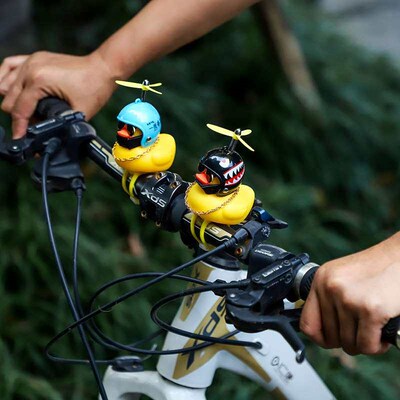 Yellow Duck Car Accessories Ornaments Car Accessories Bamboo