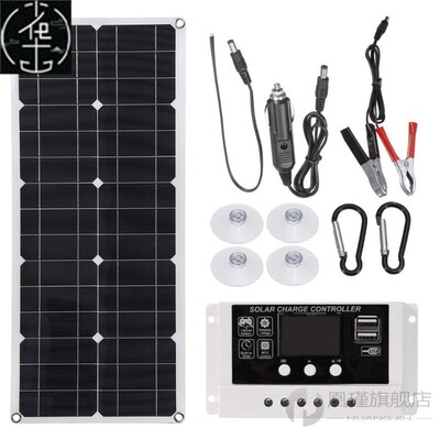 300w Solar Panel Dual USB 18v Monocrystaline Solar Cells Pol