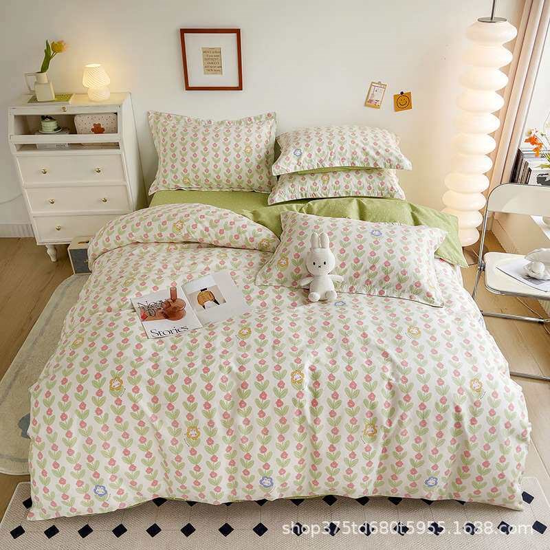 Cast Yifang Cotton Four-piece Set 40 Cotton Three-piece Set