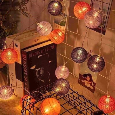 20 Leds Cotton Balls Lights LED Fairy Garland Ball Light for