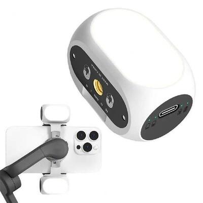 Rechargeable Light Portable Gimbal Stabilizer with Dimmable