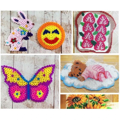 2.6MM 5000pcs 3D Pixel Puzzle Iron Beads for kids Melting Be