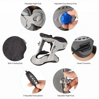 Cervical Neck Traction Device Adjustable Neck Stretcher Coll