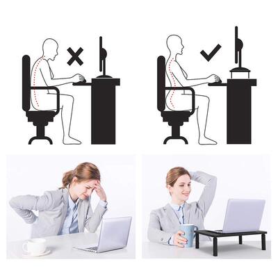 Monitor mputer Bracket Lifting Laptop Desktop Base Storage S