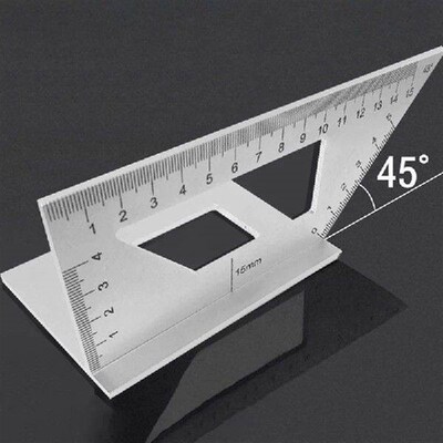 Multifunctional Square 45+90 Degree Gauge Angle Ruler