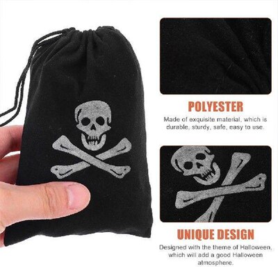 20 Pcs Drawstring Bag Pirate Birthday Bags for Presents Toy