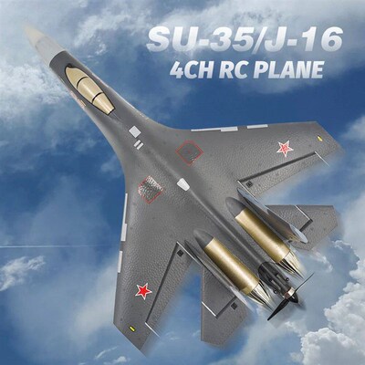 Su35 Rc Plane 4CH Foam Remote Control Airplane Model QF009 J